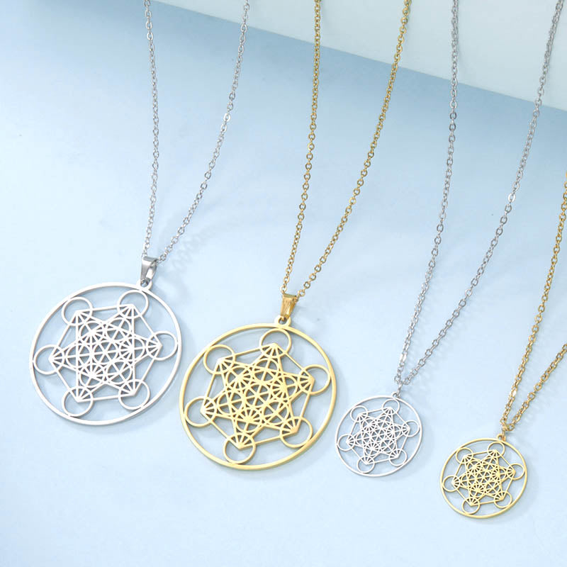Pendentif de Métatron - Collier du Cube de l'Archange Métatron